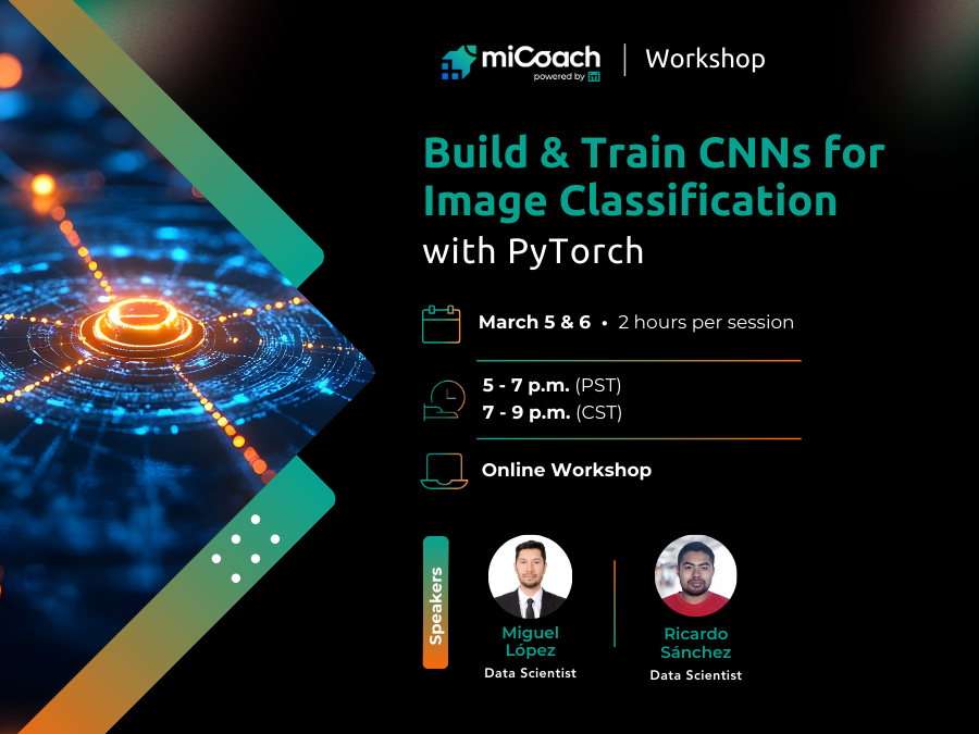 Build & Train CNNs for Image Classification with PyTorch - Events - miCoach