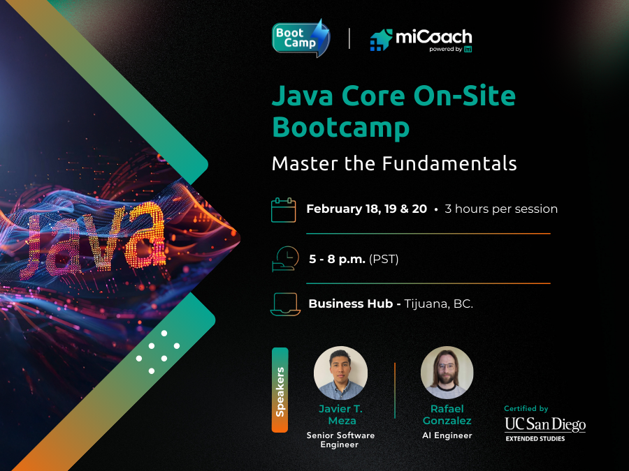 Java Core On-Site Bootcamp - Events - miCoach